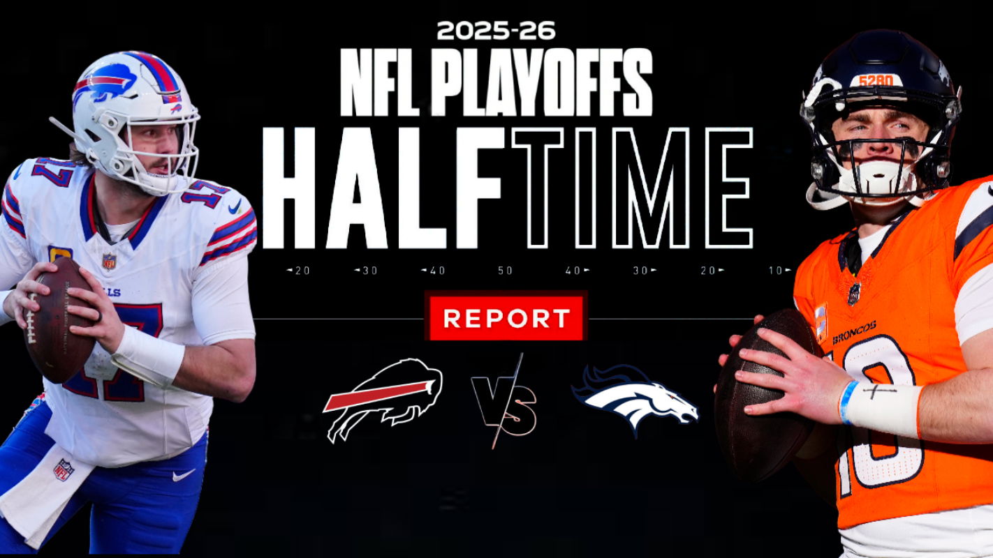 NFL Divisional Playoffs Bills vs Broncos Halftime Report: Bo Nix's Hail ...