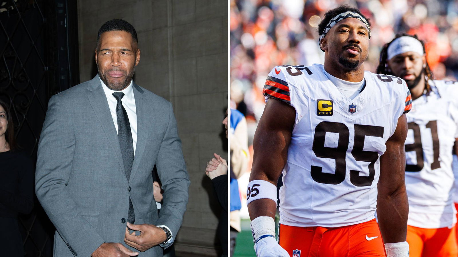 Michael Strahan Can’t Resist a Jab as Myles Garrett Sets Sack Record ...