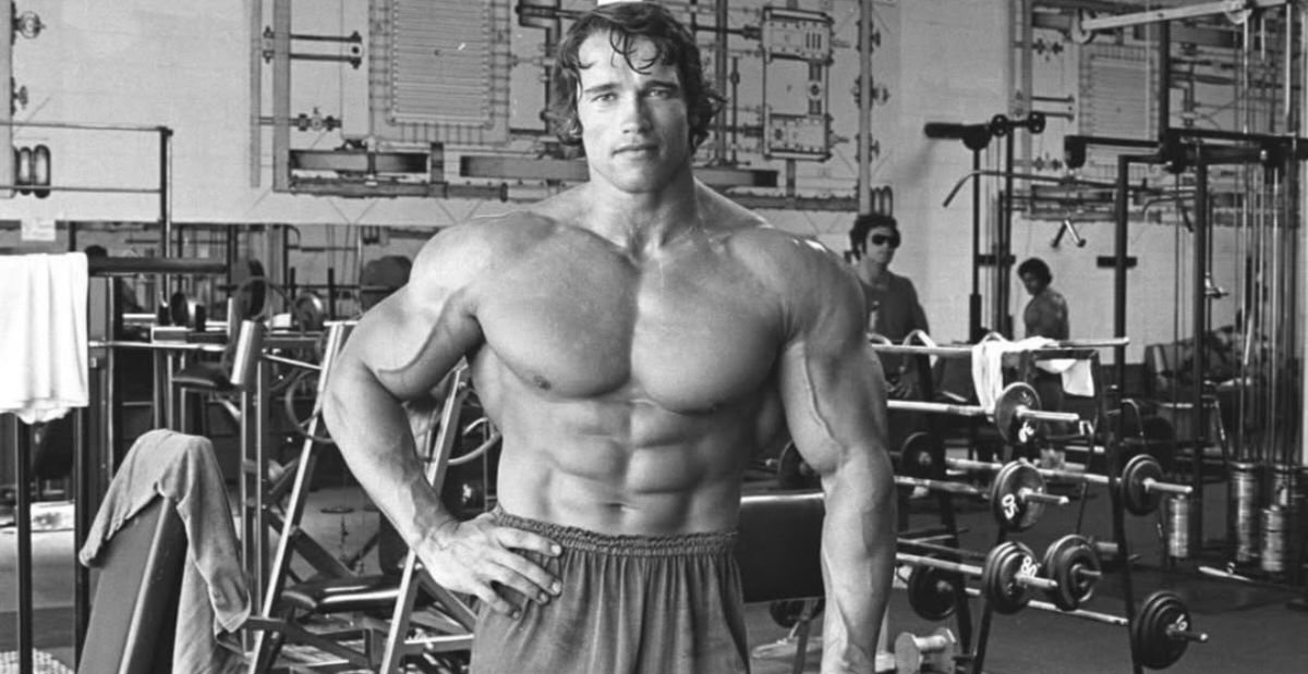Arnold Schwarzenegger explains training with limited army gym equipment ...